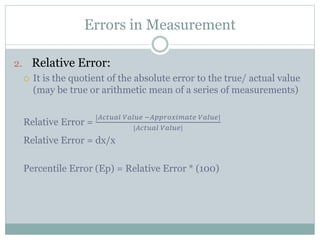 Metrology & measurement | PPTX