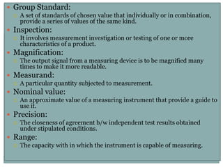Metrology & measurement | PPTX