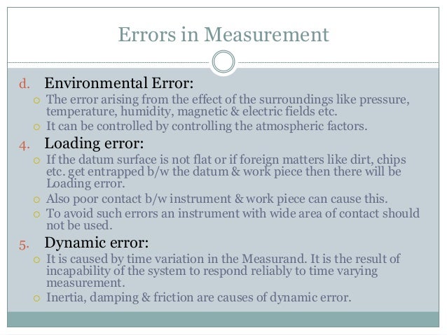 Metrology & measurement