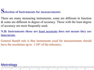 metrology and measurements Fundamentals to understand | PPT