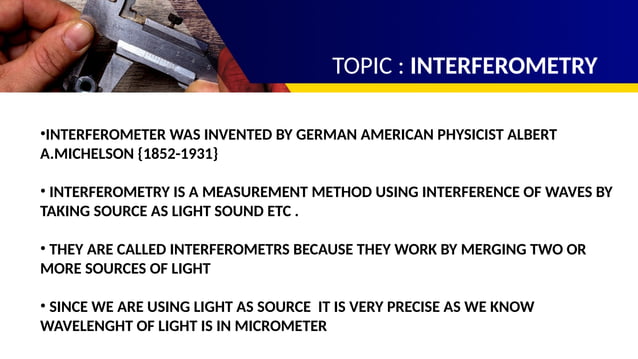 METROLOGY PRESENTATIONand mechanincal measurements | PPTX