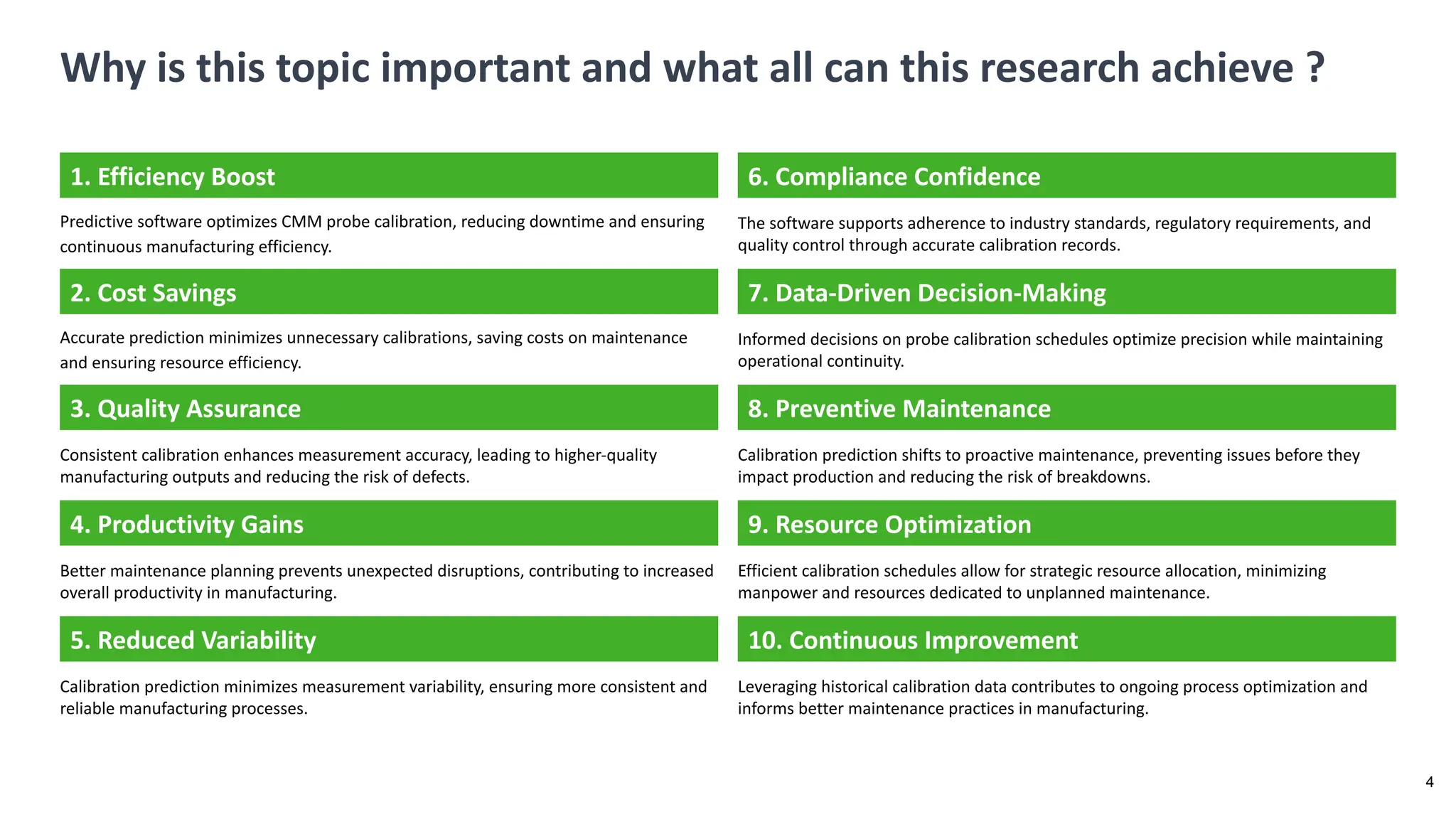 Metrology Project PresentationPresentation | PDF
