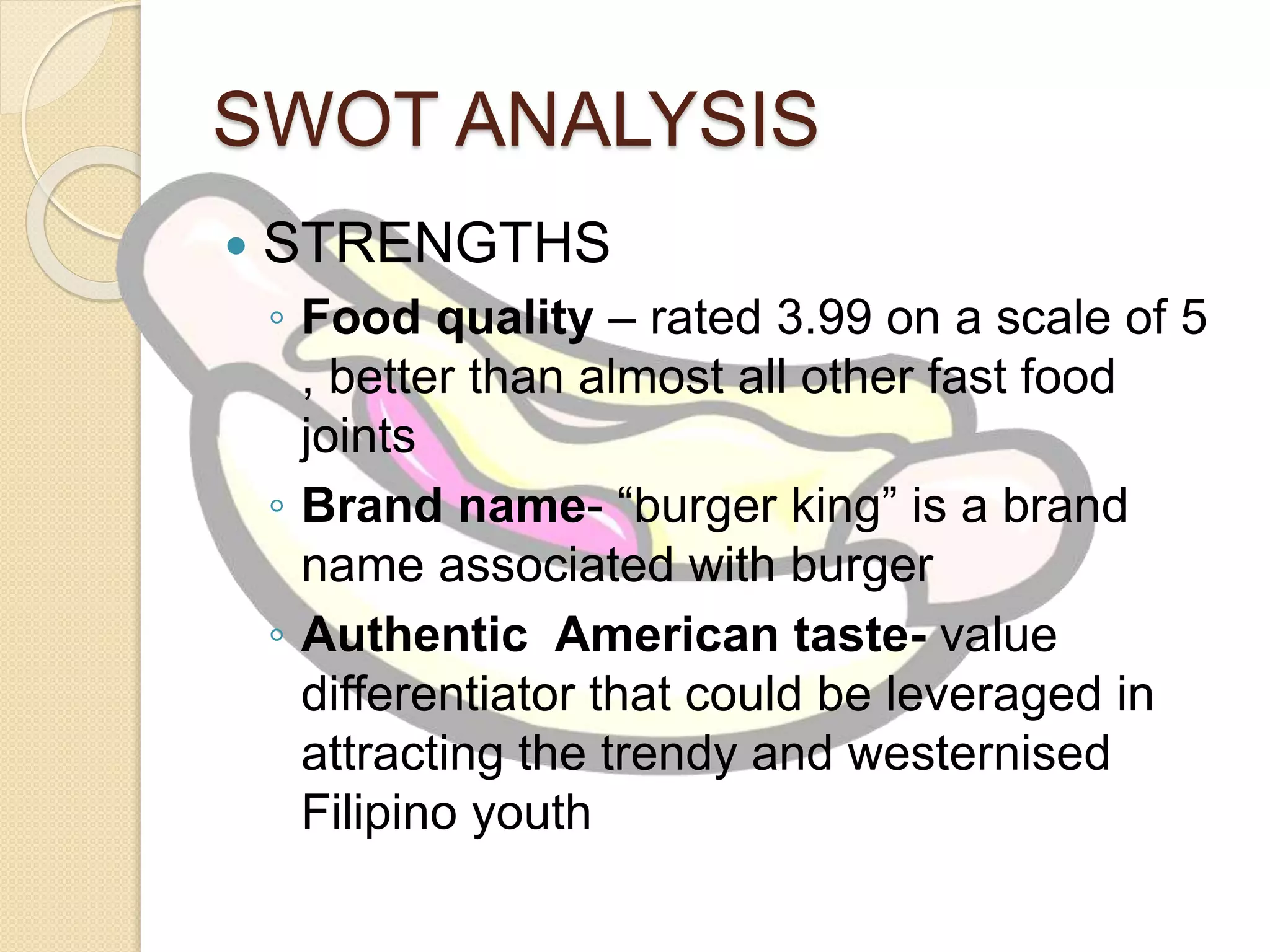 Metro manila fast food market | PPTX