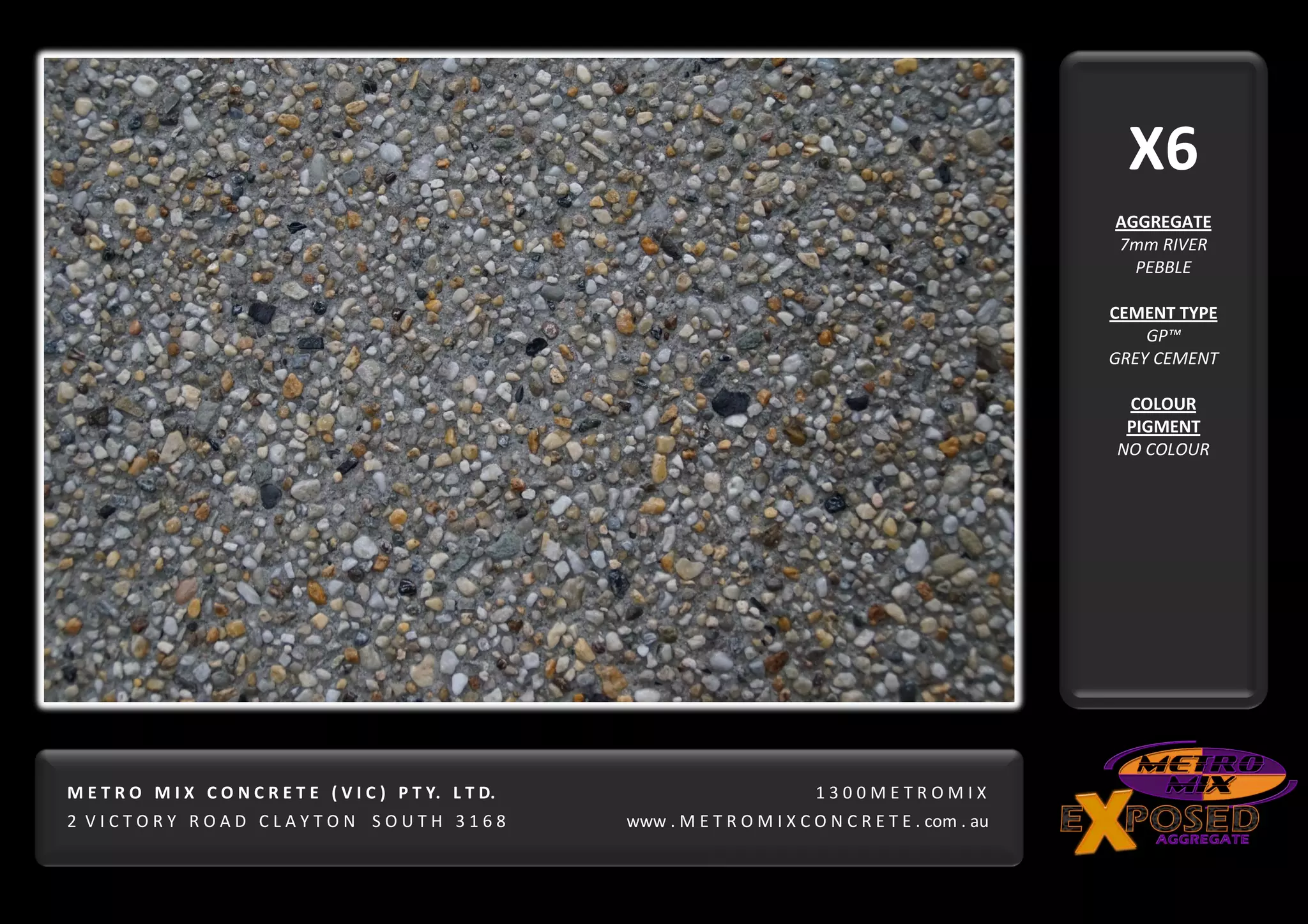 Metro Mix Concrete - Exposed Aggregate Concrete Catalogue | PDF