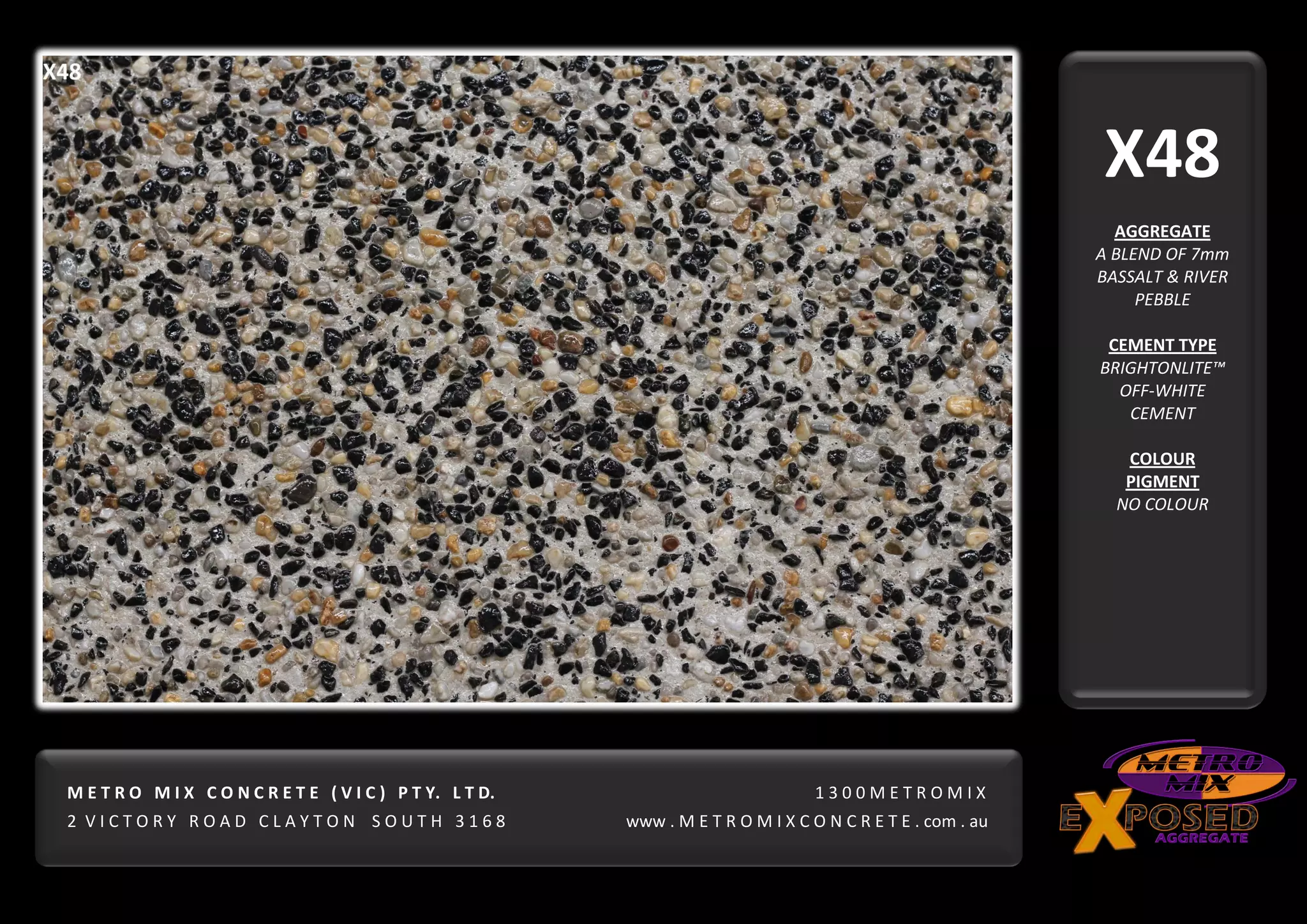 Metro Mix Concrete - Exposed Aggregate Concrete Catalogue | PDF