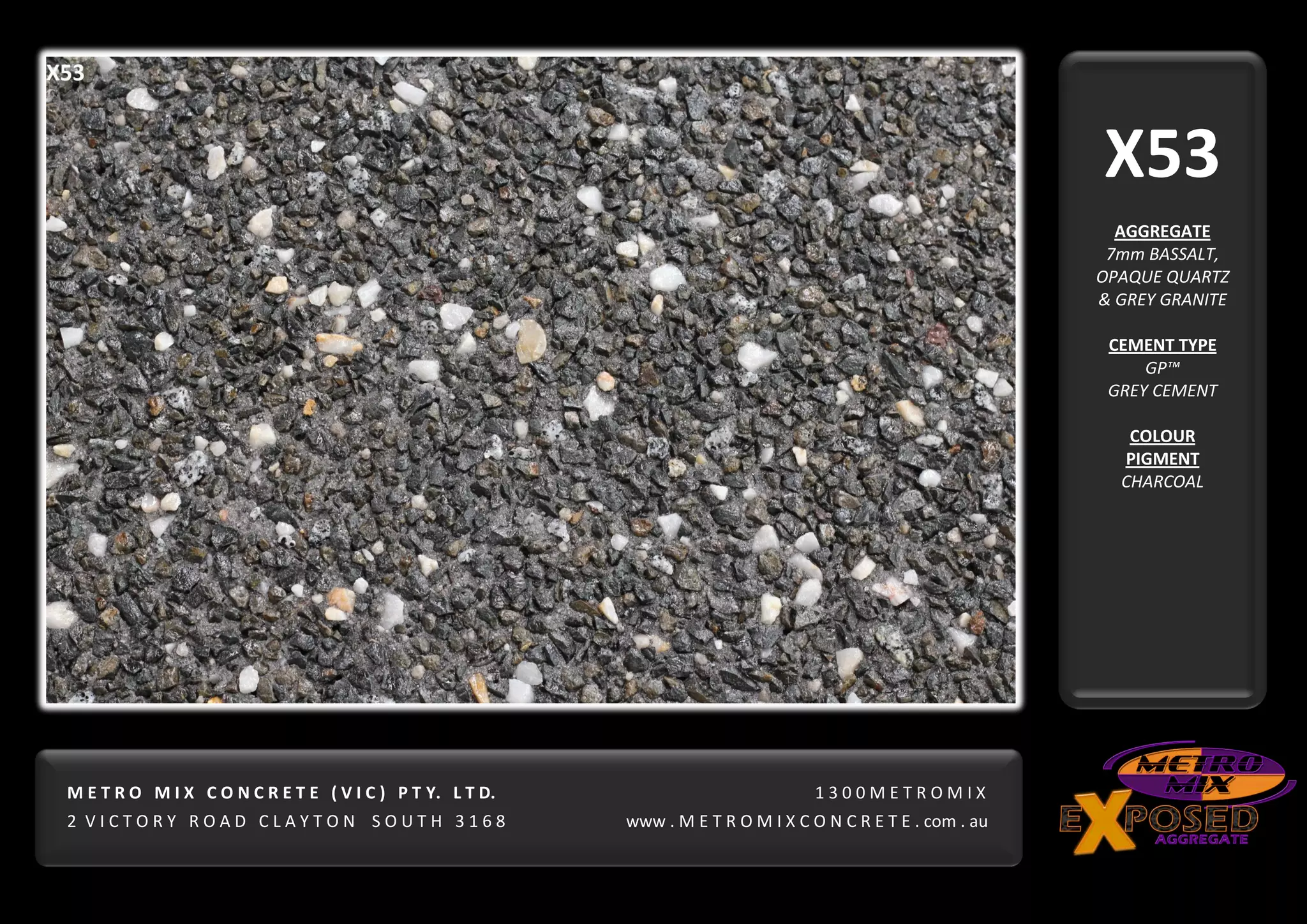 Metro Mix Concrete - Exposed Aggregate Concrete Catalogue | PDF