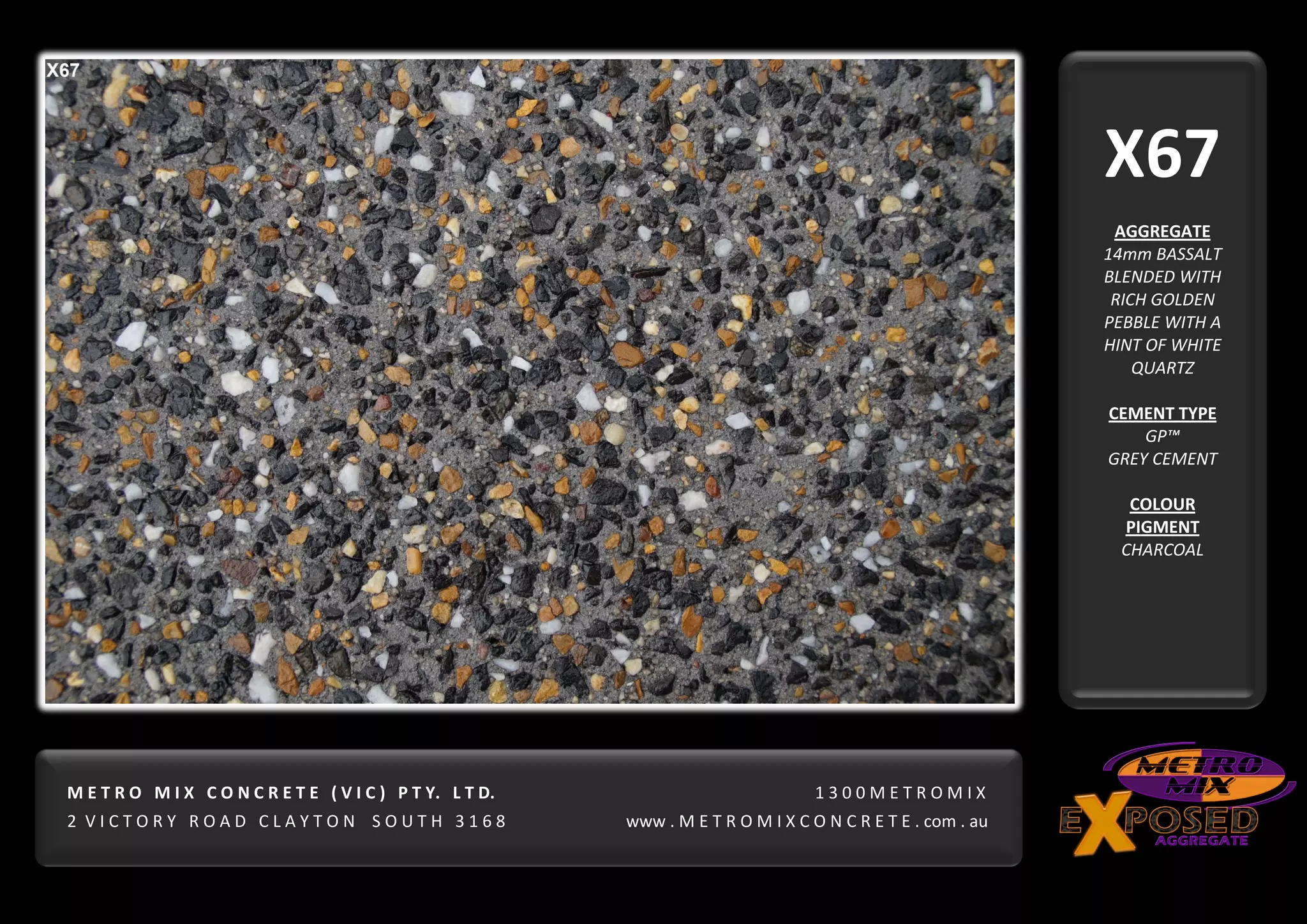 Metro Mix Concrete - Exposed Aggregate Concrete Catalogue | PDF