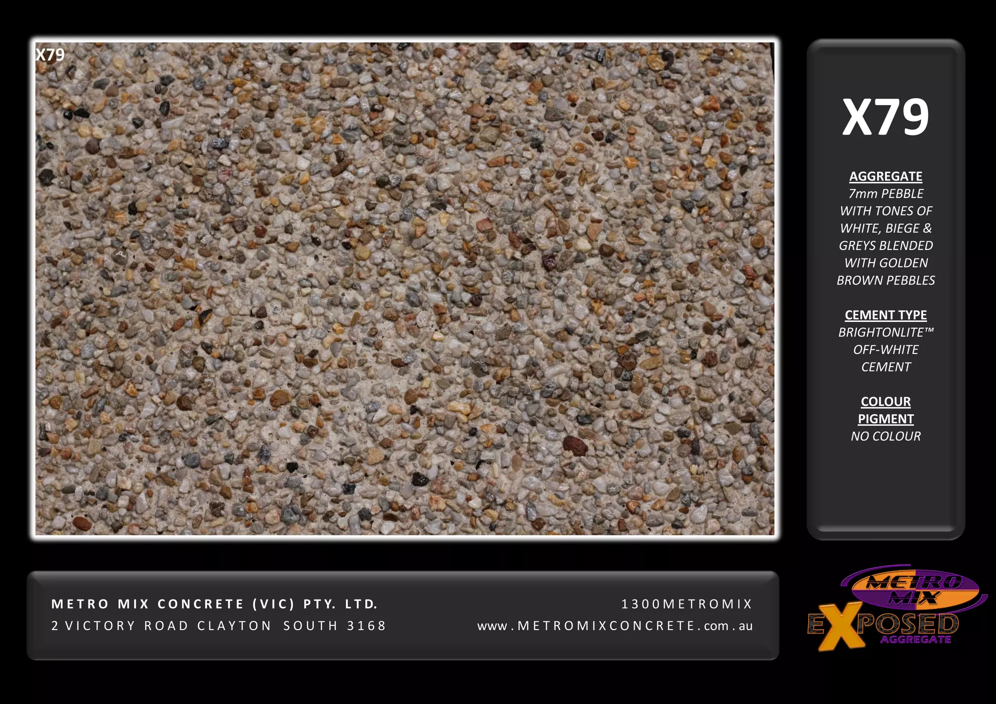 Metro Mix Concrete - Exposed Aggregate Concrete Catalogue | PDF