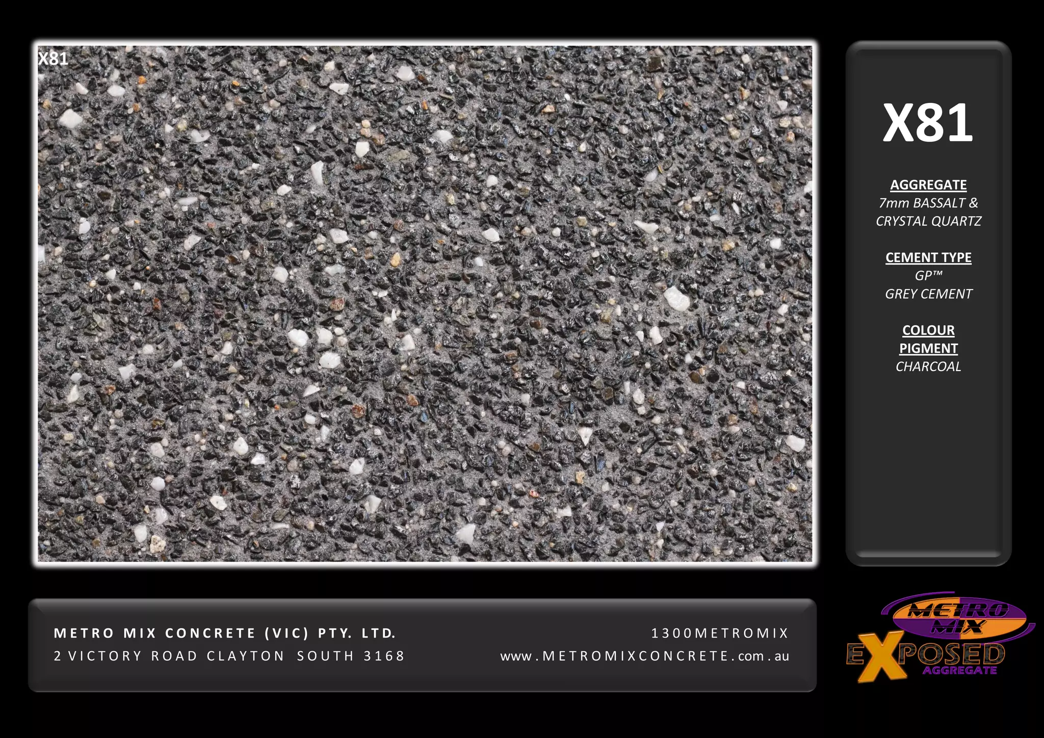 Metro Mix Concrete - Exposed Aggregate Concrete Catalogue | PDF
