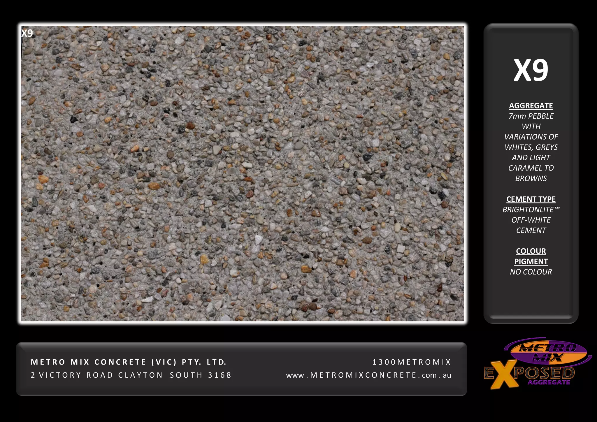 Metro Mix Concrete - Exposed Aggregate Concrete Catalogue | PDF
