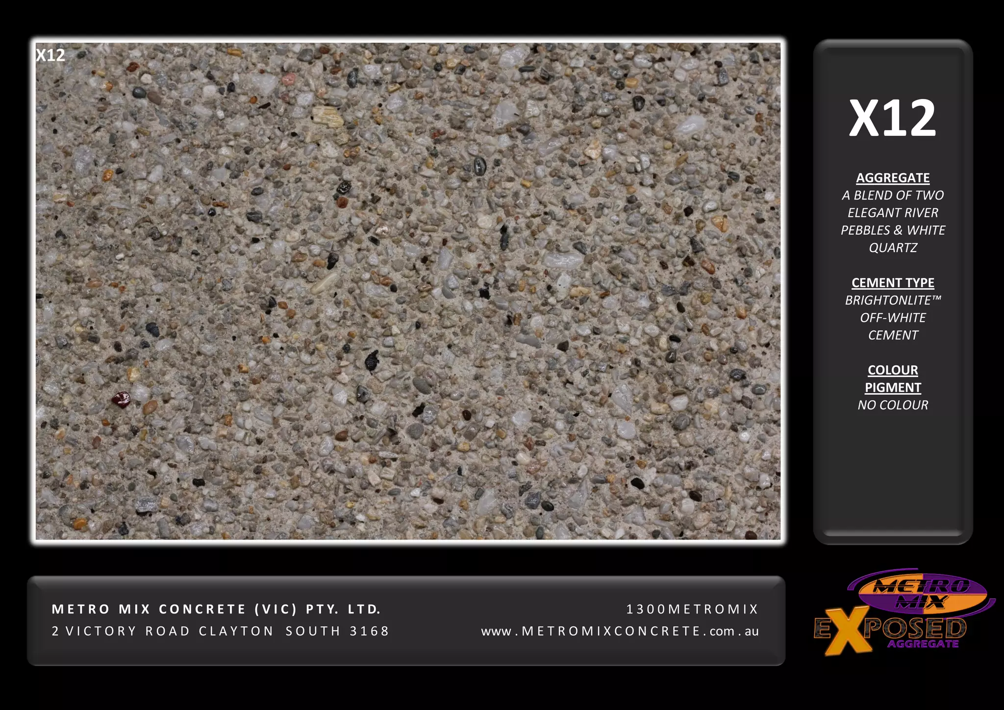 Metro Mix Concrete - Exposed Aggregate Concrete Catalogue | PDF