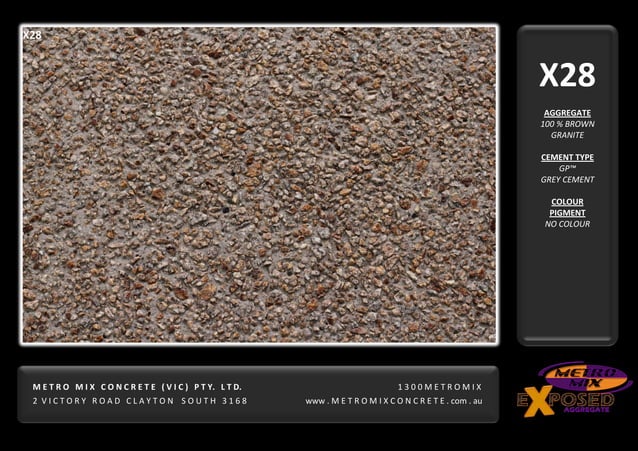 Metro Mix Concrete - Exposed Aggregate Concrete Catalogue | PDF ...