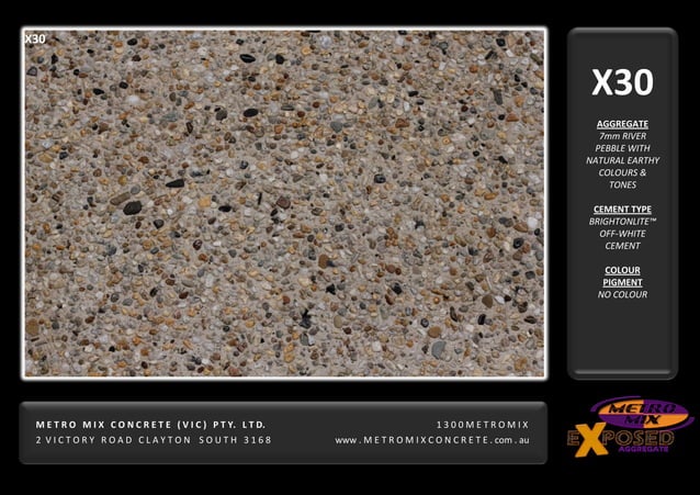 Metro Mix Concrete - Exposed Aggregate Concrete Catalogue | PDF ...