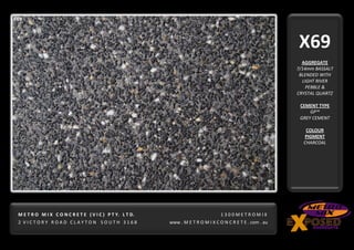 Metro Mix Concrete - Exposed Aggregate Concrete Catalogue | PDF