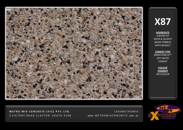 Metro Mix Concrete - Exposed Aggregate Concrete Catalogue | PDF ...