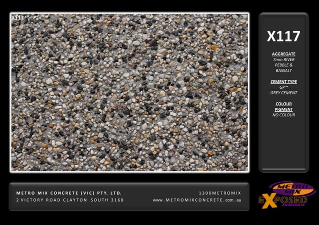 Metro Mix Concrete - Exposed Aggregate Concrete Catalogue | PDF ...