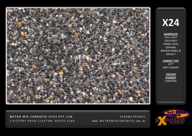 Metro Mix Concrete - Exposed Aggregate Concrete Catalogue | PDF ...