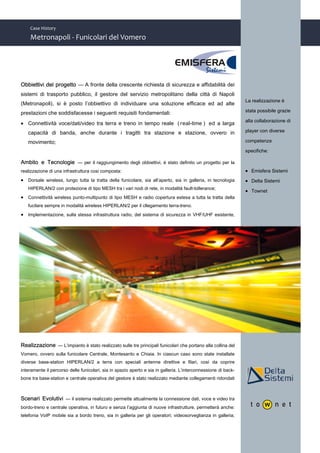 Metronapoli - Funicolari del Vomero | PDF