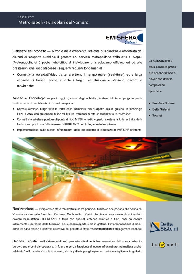 Metronapoli - Funicolari del Vomero | PDF