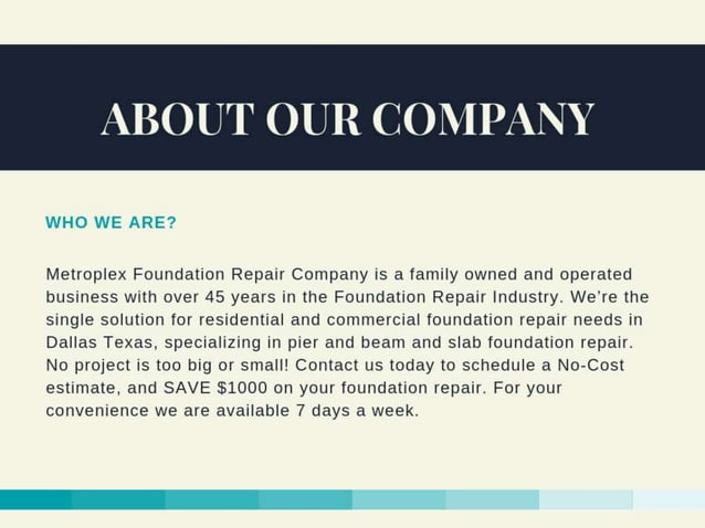 Foundation Issues In Dallas,Texas | PPT
