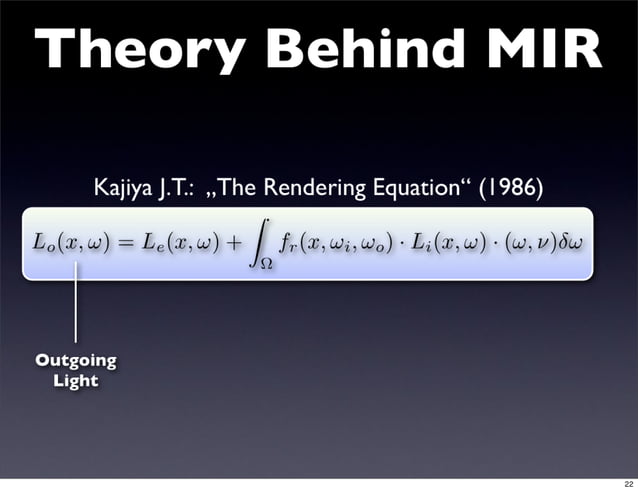 Metropolis Instant Radiosity | PPT