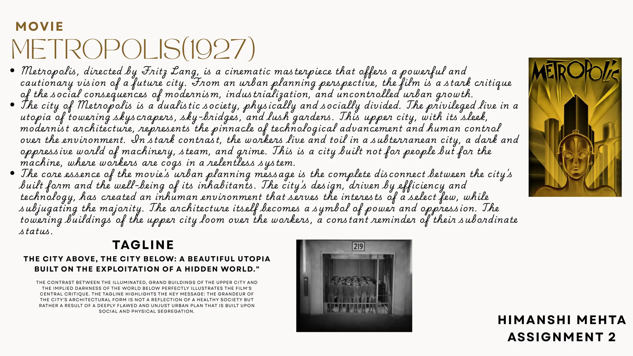 Metropolis ass 2 urp.pdf assignment urban planning | PDF