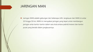 Metropolitan Area Network (MAN) | PPTX