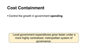 Metro Governance : Models & Variations. | PPTX