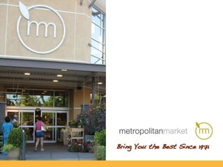 Marketing Research for Metropolitan Market | PPT