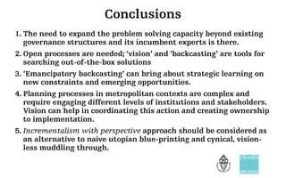 Metropolitan Vision Making – Using Backcasting as a Strategic Learning ...