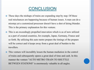 Arduino Based Collision Prevention Warning System | PPT
