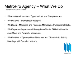 Metro Pro Agency Overview | PPT