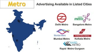Metro Rail Advertising Across India - Metro Train Branding | PDF