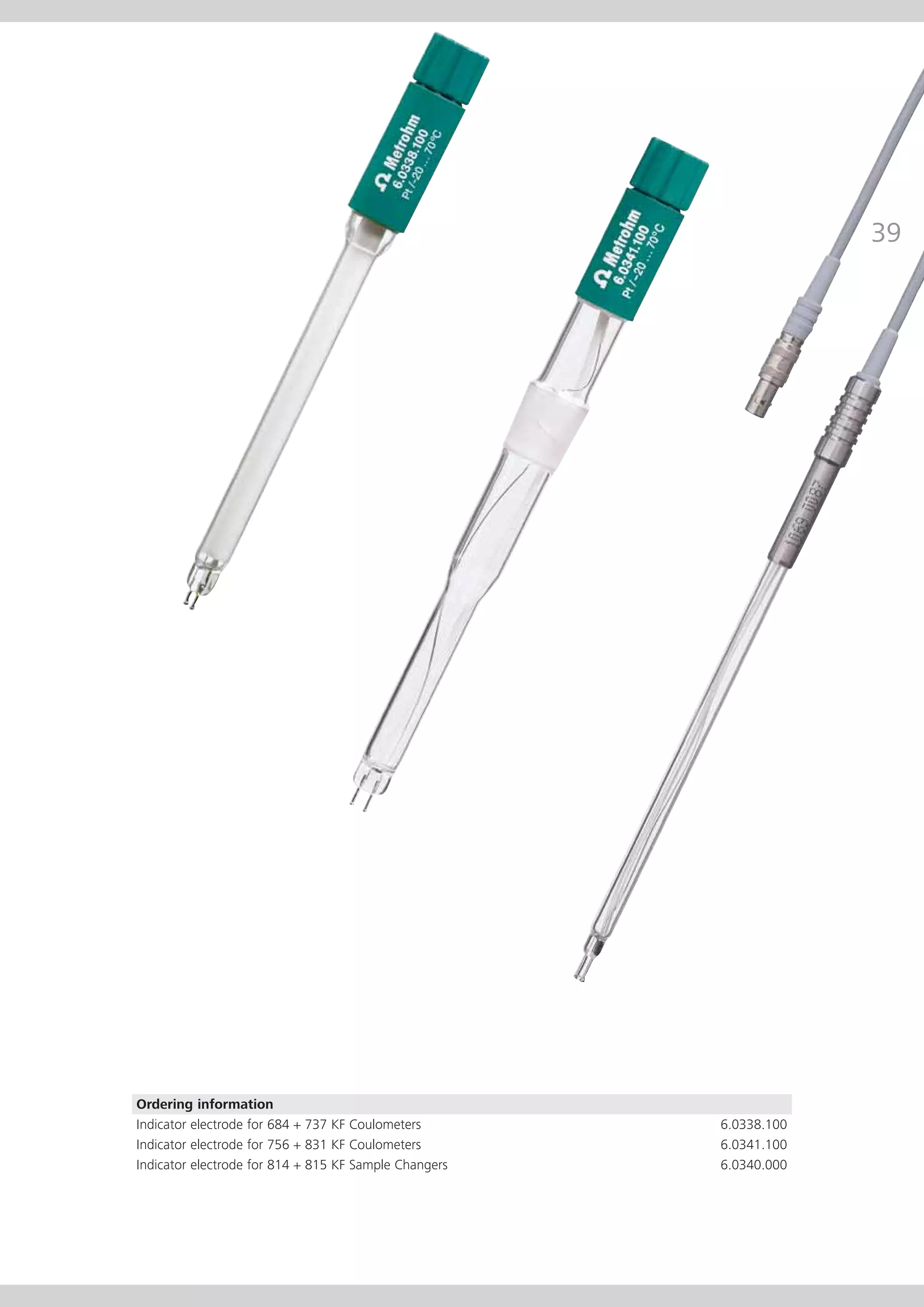 Metrosensor: electrodes from Metrohm | PDF