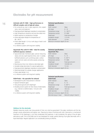 Metrosensor: electrodes from Metrohm | PDF
