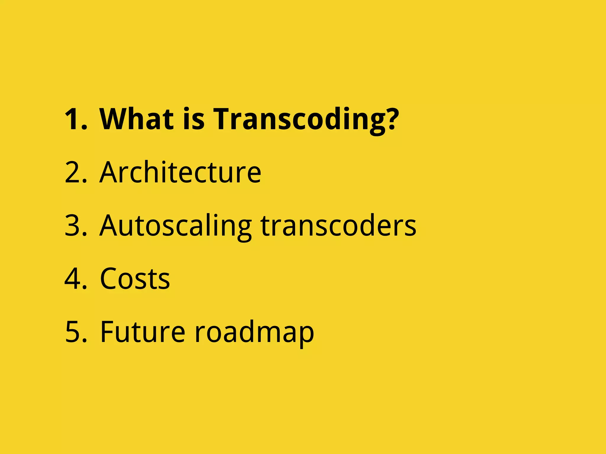Video Transcoding at the ABC with Microservices at GOTO Chicago | PPT