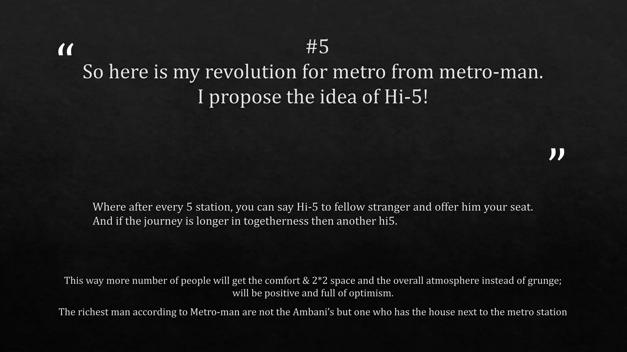 METRO-MAN SUPER-POWERS | PPTX
