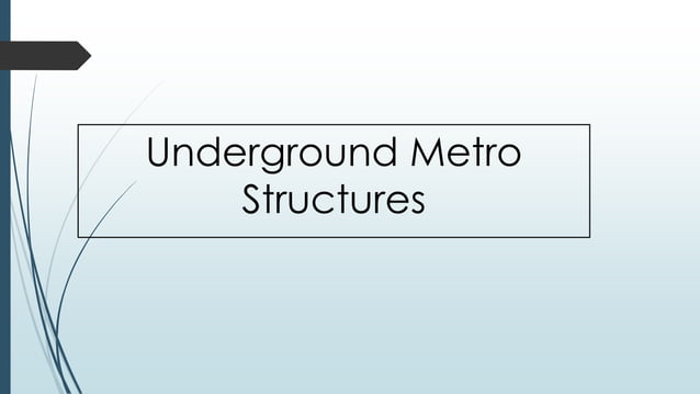 Metro Underground civil structures and track structures AR.pdf | Civil ...
