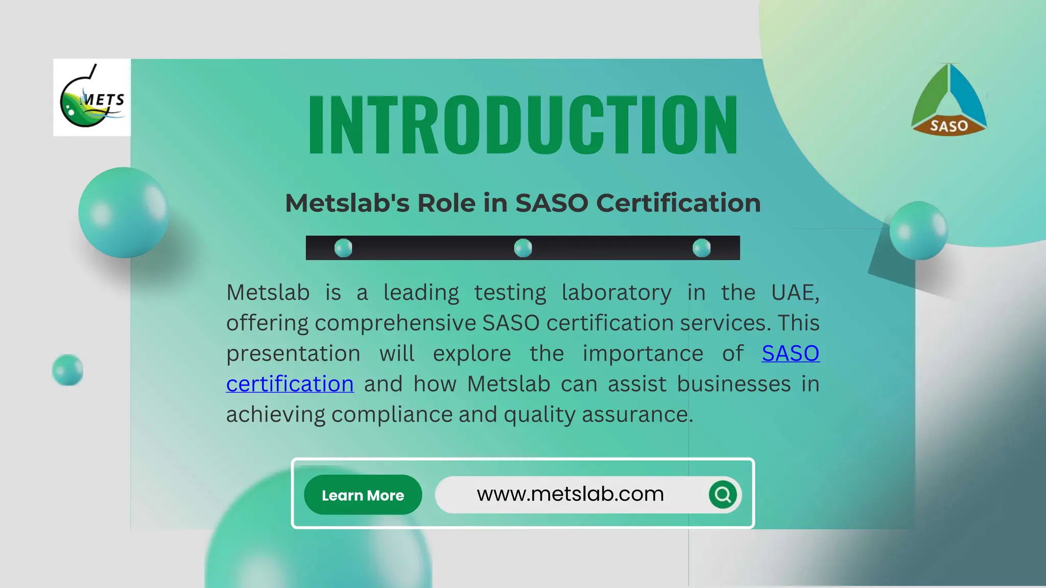MetsLab's Comprehensive SASO Certification Services.pptx