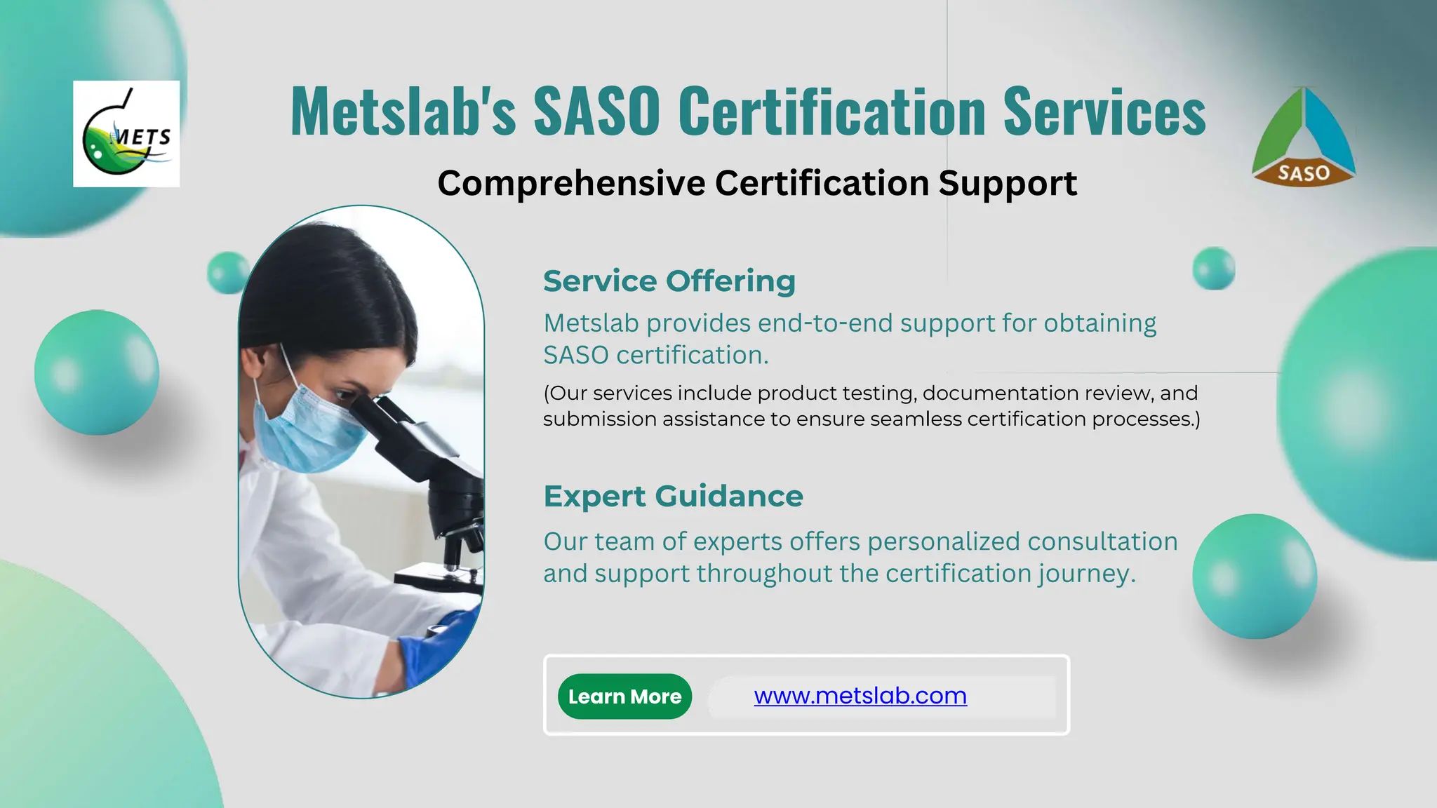 MetsLab's Comprehensive SASO Certification Services.pptx