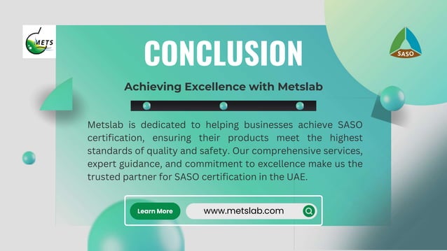 MetsLab's Comprehensive SASO Certification Services.pptx