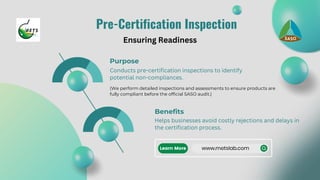 MetsLab's Comprehensive SASO Certification Services.pdf