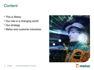 Metso General presentation 2014 | PDF
