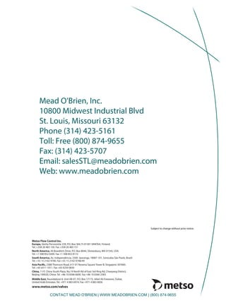 Metso Neles T5 Series Top Entry Rotary Ball Valves | PDF