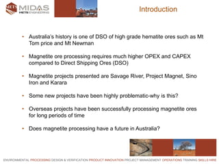 What is the Future for Magnetite Projects in Australia | PDF