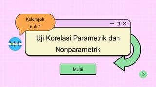 Uji Korelasi Parametrik dan Non parametrik .pptx
