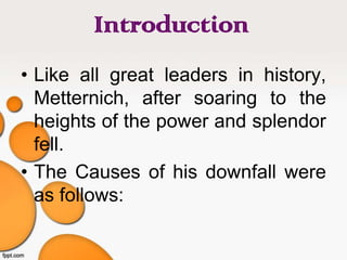 Metternich | PPT