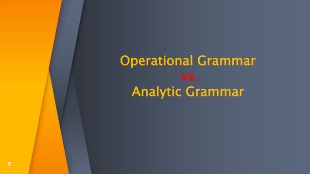 Meeting # 02 Traditional Grammar | PPSX
