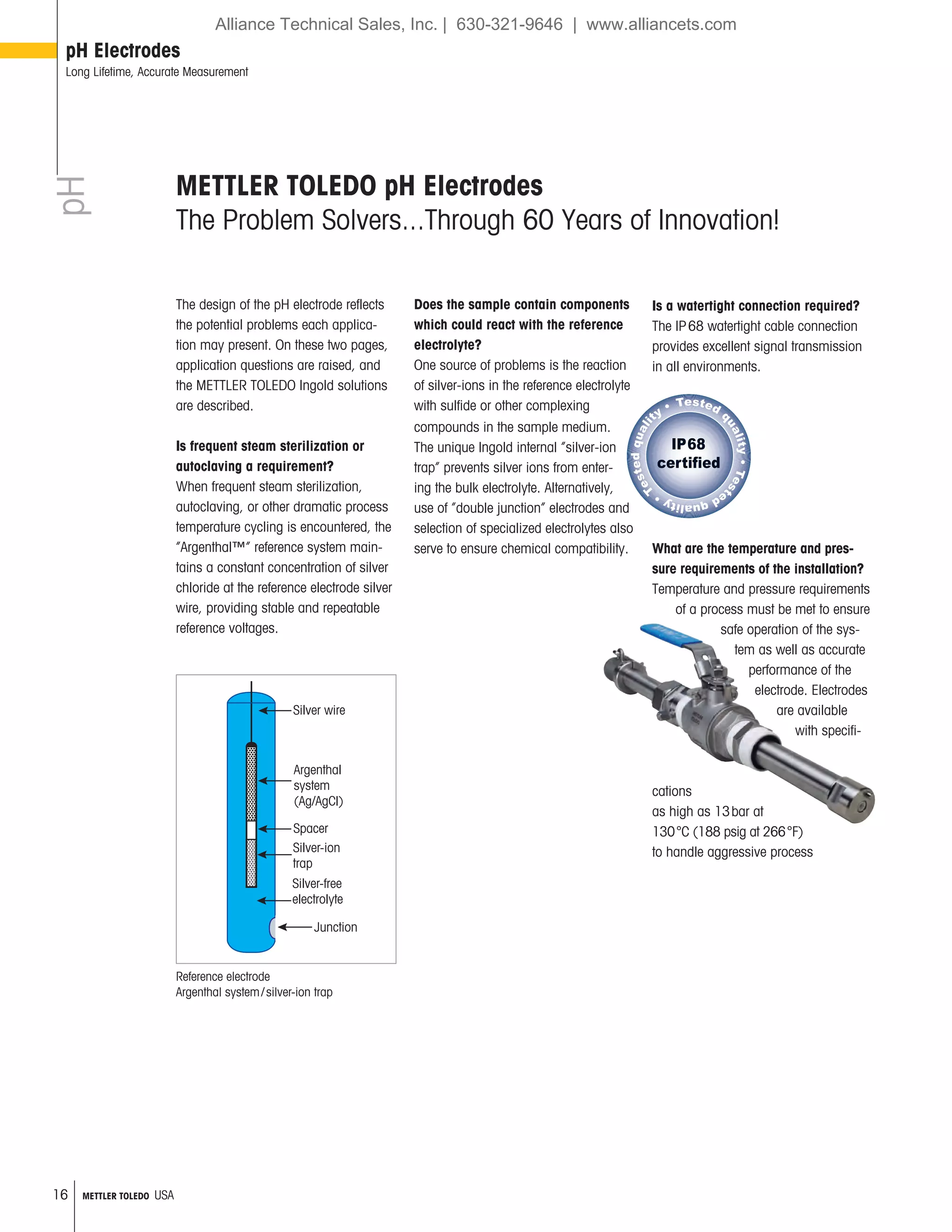 Mettler Toledo Process Analytics Catalog 2018-2019 | PDF