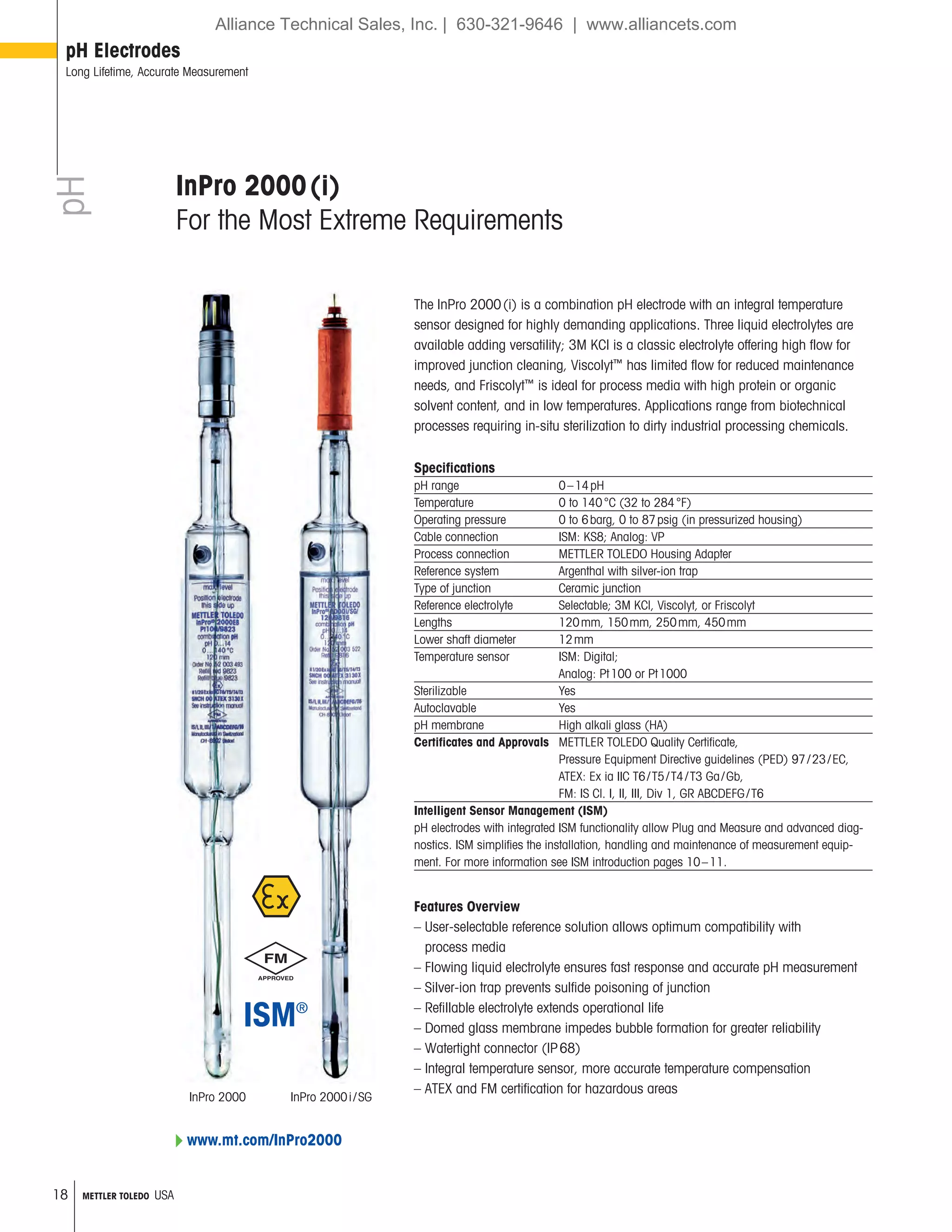 Mettler Toledo Process Analytics Catalog 2018-2019 | PDF